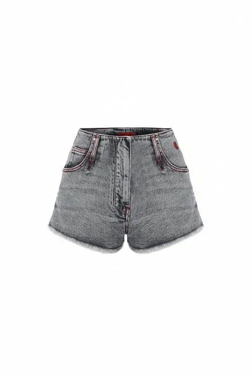 PCFG Cotton Faded Super Mini Short - Grey
