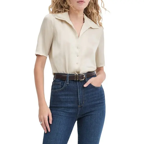 FAVORITE DAUGHTER The Sunny Shirt - Ivory