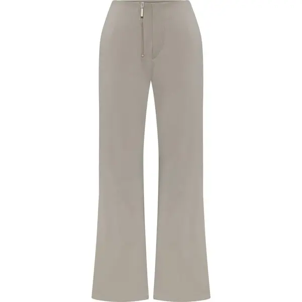 PCFG Cotton Woven Flare Pant - Beige