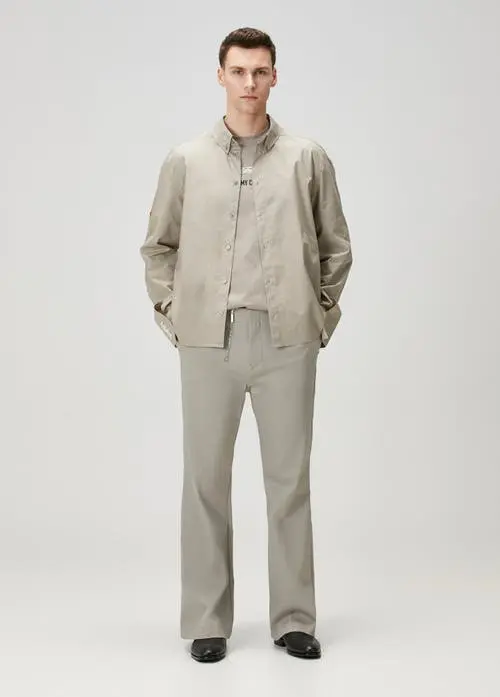 PCFG Cotton Woven Regular Fit Flare Pants