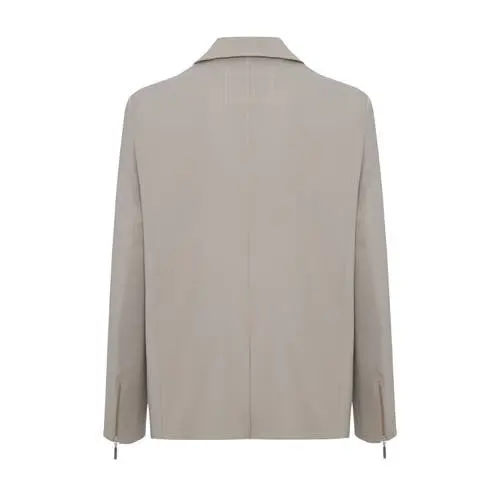 PCFG Cotton Zip Detail Woven Blazer