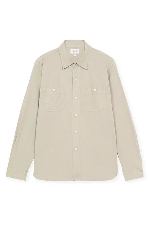 FORTELA Workt Cotton Shirt - Khi