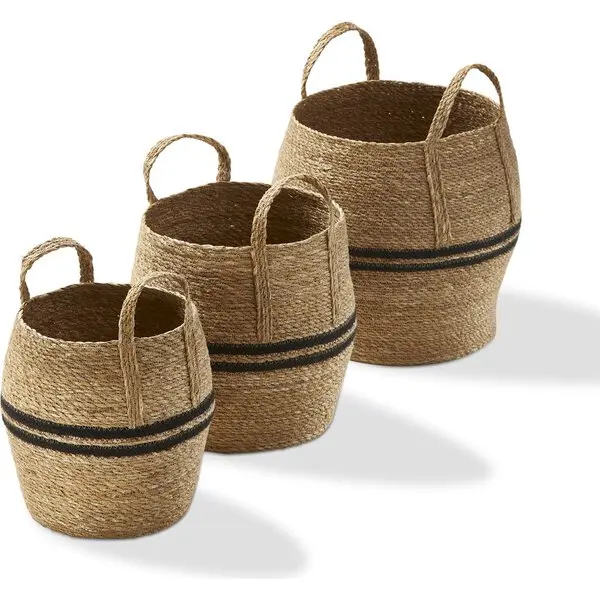 TAG Multicolor Seagrass Decorative Basket For Everyday Use - Multicolored