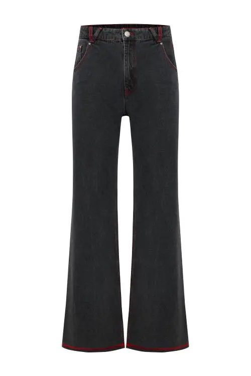 PCFG Pure Cotton Denim Pant - Black