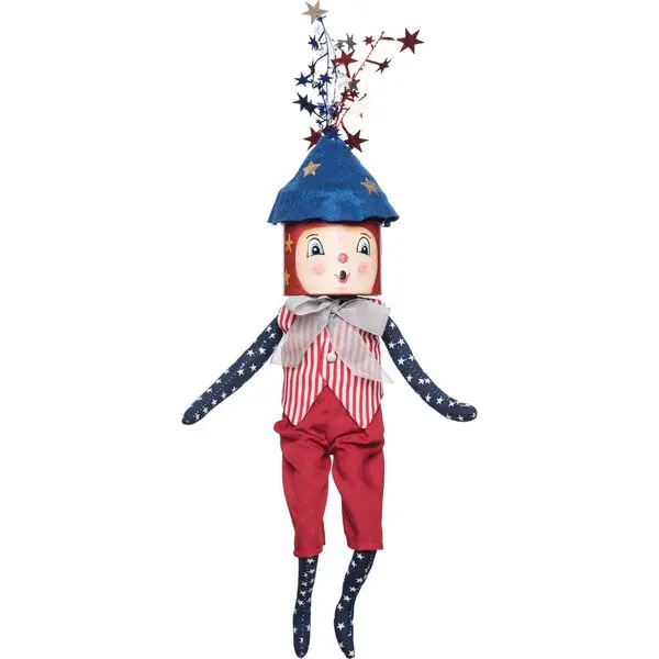 GALLERIE II Mister Liberty Doll - Red