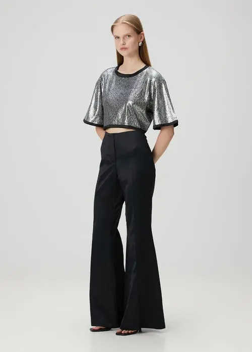 PCFG Sequin Top - Black
