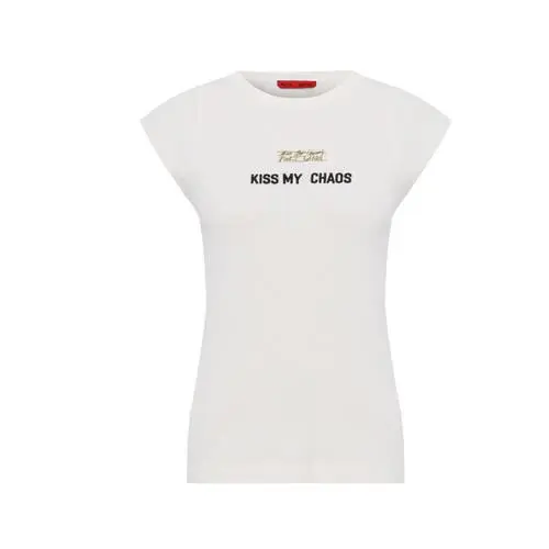 PCFG Cotton Rib Tank Top With Patch - White