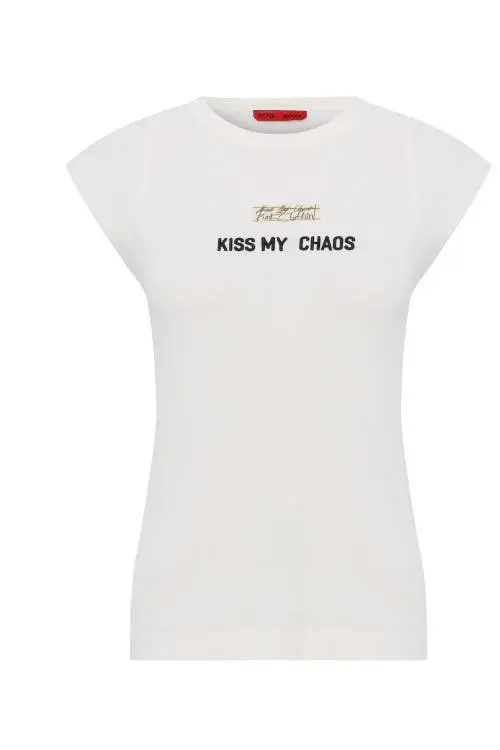 PCFG Cotton Rib Tank Top With Patch - White