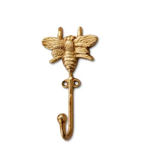TAG Bee Wall Hookantique Brass Decorative Iron Hook