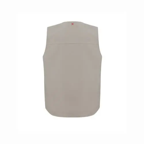 PCFG Cotton Woven Vest With Zip Detail