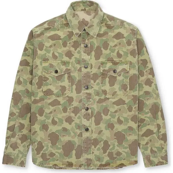 FORTELA Kenny Cotton Camouflage Overshirt