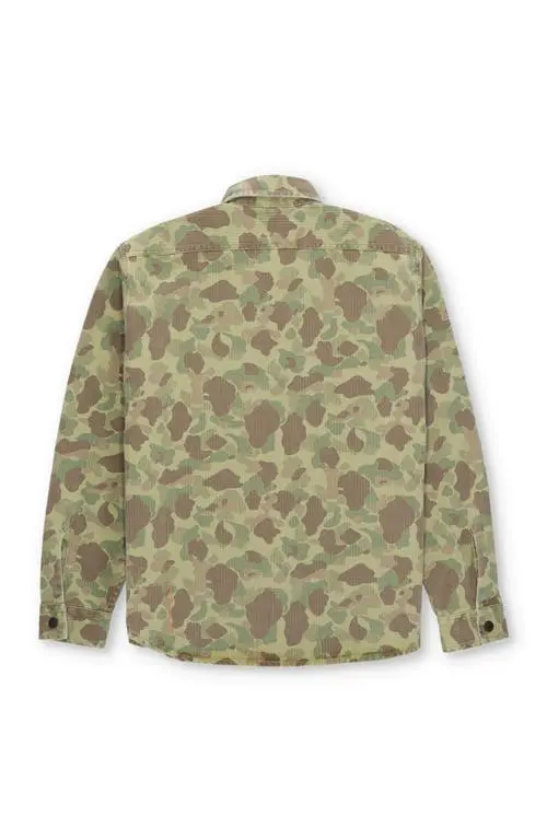 FORTELA Kenny Cotton Camouflage Overshirt