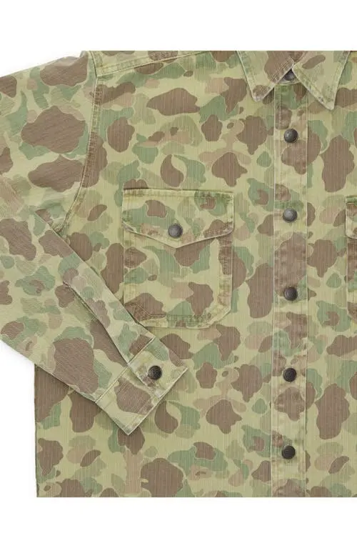 FORTELA Kenny Cotton Camouflage Overshirt