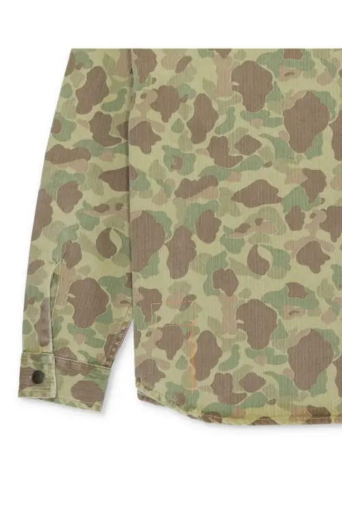 FORTELA Kenny Cotton Camouflage Overshirt