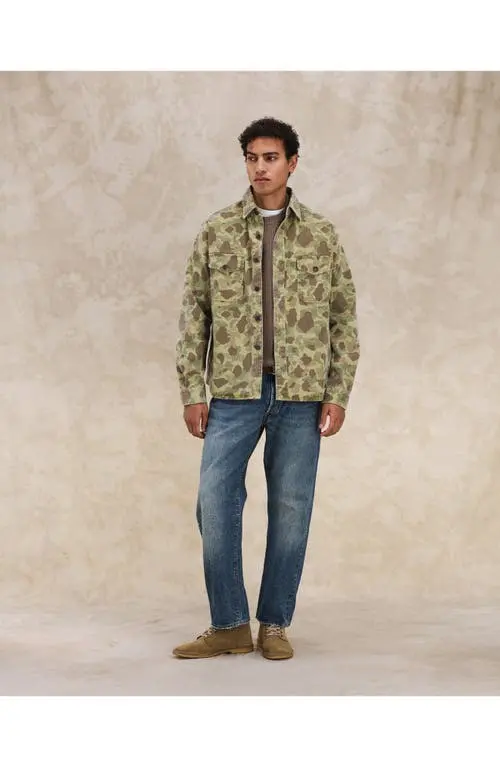 FORTELA Kenny Cotton Camouflage Overshirt