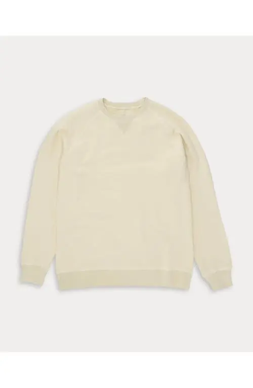FORTELA Raglan Sleeve Crewneck Sweatshirt - Ecru