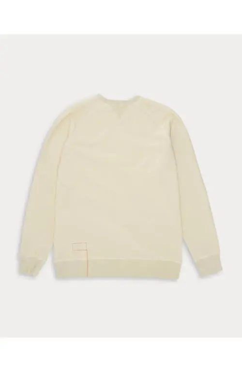 FORTELA Raglan Sleeve Crewneck Sweatshirt - Ecru