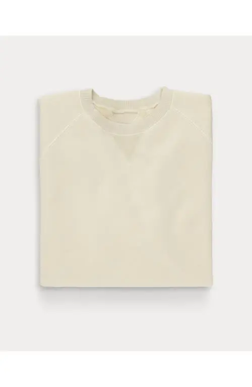 FORTELA Raglan Sleeve Crewneck Sweatshirt - Ecru