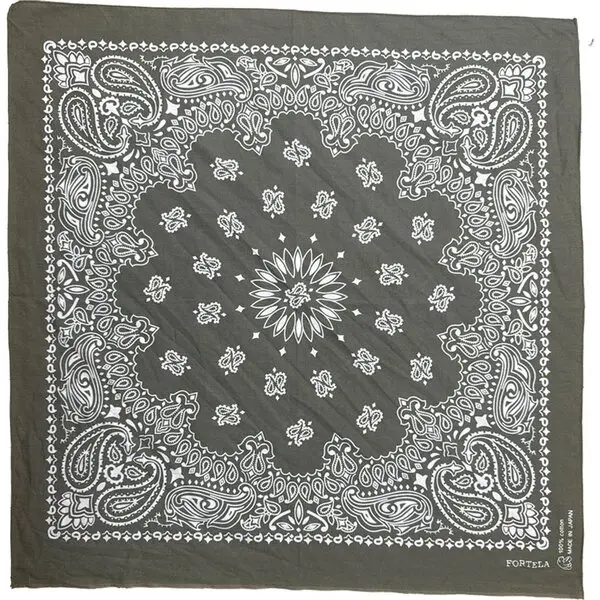 FORTELA Japanese Paisley Bandana - Green