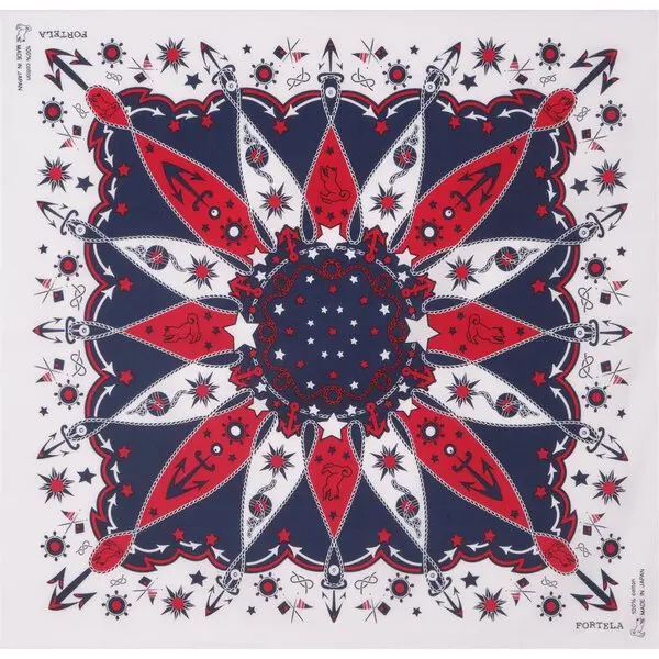 FORTELA Nautical Modse Bandana - White