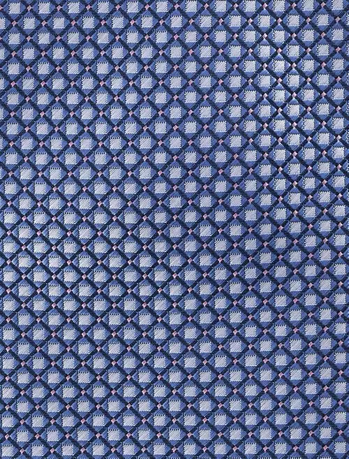 OAK HILL BY DXL Diamond Patterned Neck Tie - Lt Blue