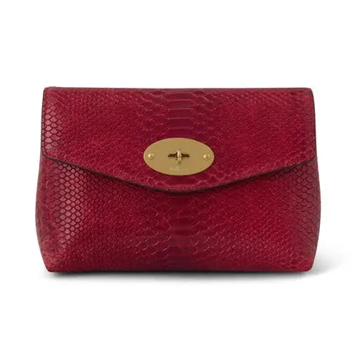 Mulberry Darley Cosmetic Pouch - Apple Red