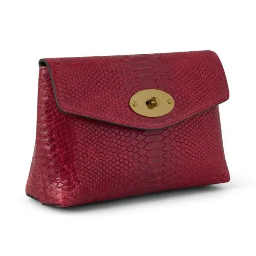Mulberry Darley Cosmetic Pouch - Apple Red