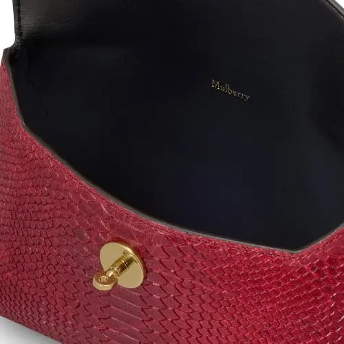 Mulberry Darley Cosmetic Pouch - Apple Red