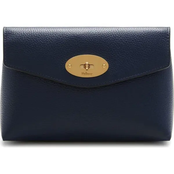 Mulberry Darley Cosmetic Pouch - Bright Navy