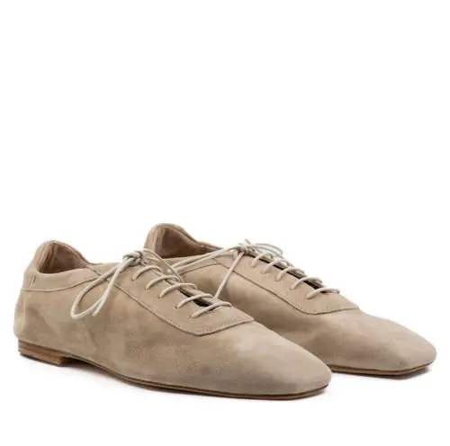 ANDREA GOMEZ Antonia Suede Oxford - Beige