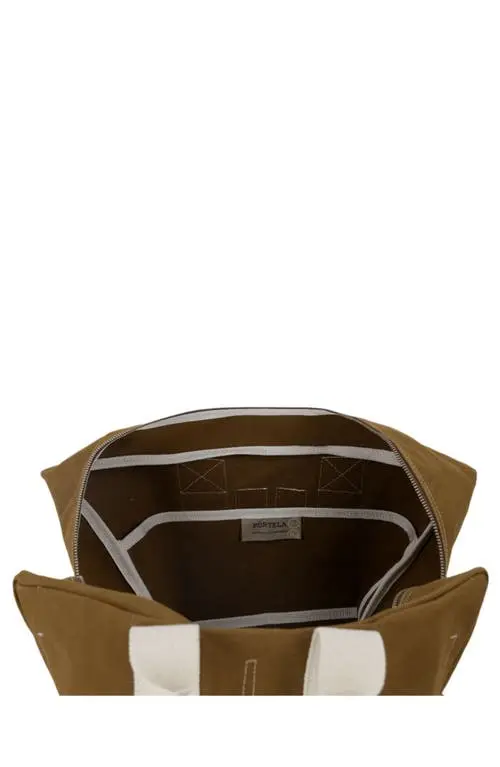 FORTELA Aviator Cotton Canvas Bag - Camel