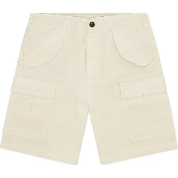 FORTELA Minert Cotton Pocket Bermuda - Ecru