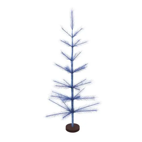 CAROL & FRANK 36" X 10" Pampas Tree Figurines - Blue