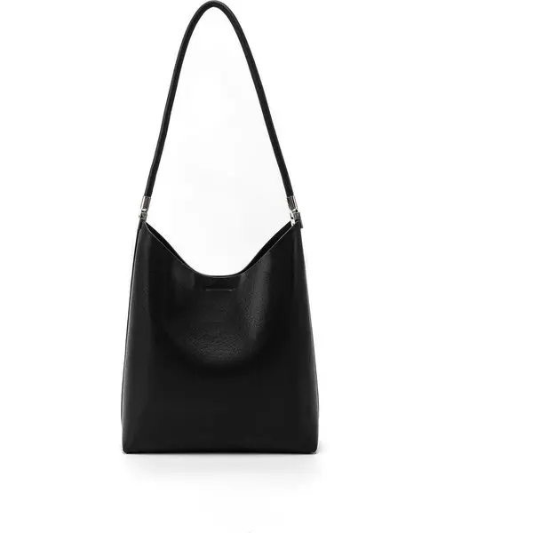 BOB ORÉ BLUE COLLECTION Eclipse Genuine Leather Handbag - Black