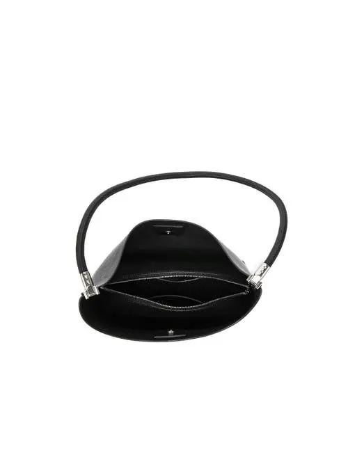 BOB ORÉ BLUE COLLECTION Eclipse Genuine Leather Handbag - Black