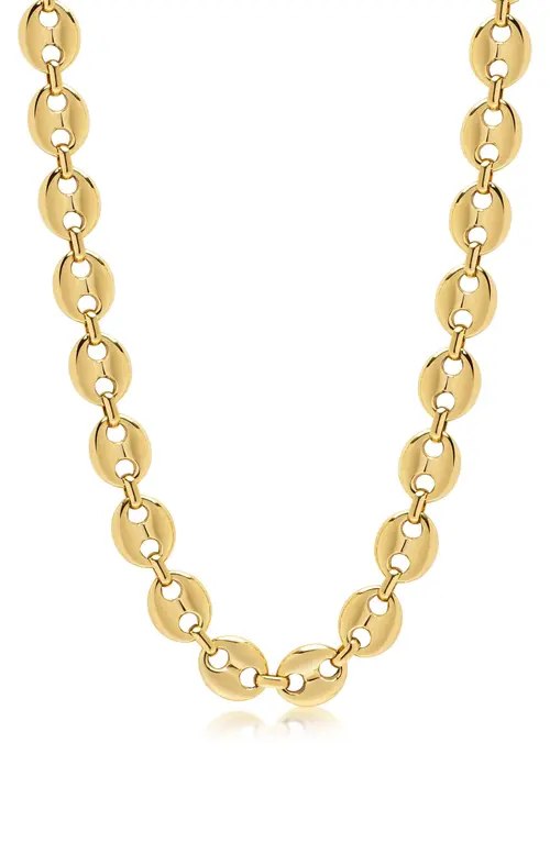 NIALAYA Mariner Link Choker - Gold