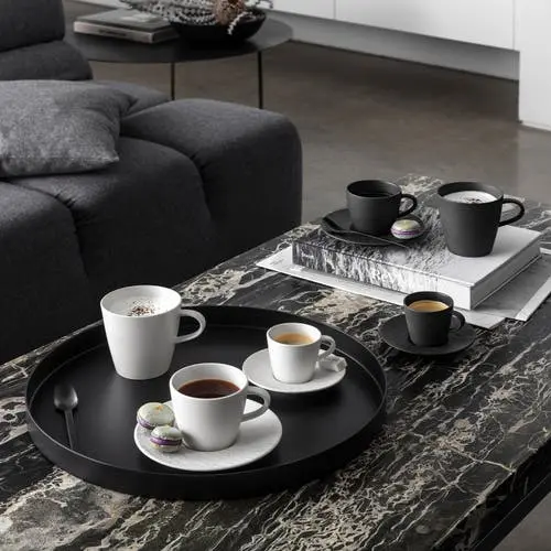 VILLEROY & BOCH Manufacture Rock Espresso Cup Saucer