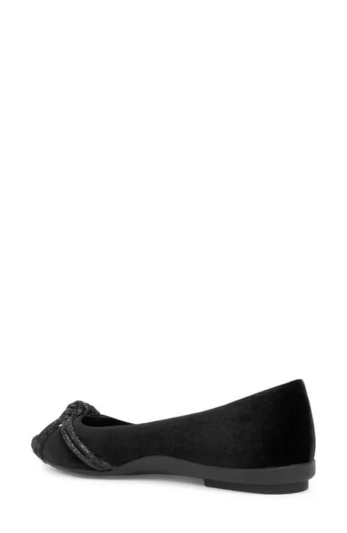 Aerosoles Damir Suede Flat - Black Velvet