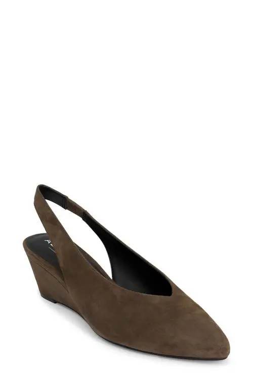 Aerosoles Carmenza Slingback Wedge Pumps - Fango