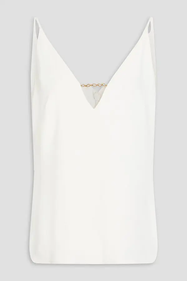 Zimmermann Chain-embellished Twill Top