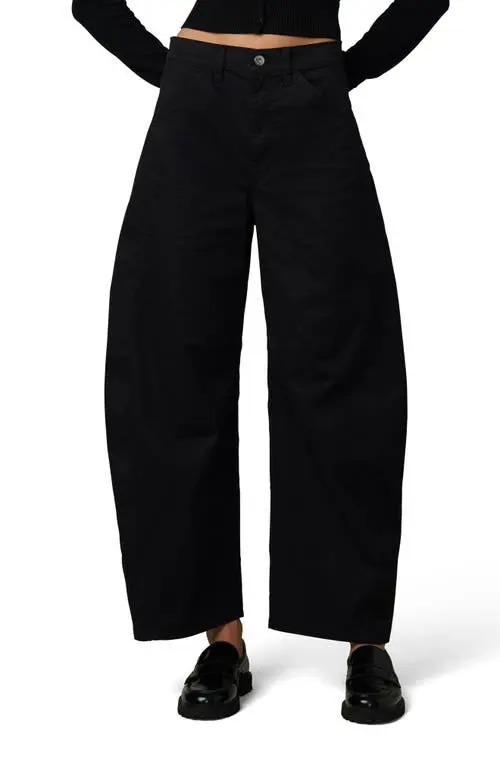 Joe's Jeans High-waist Barrel Twill Pants - Black