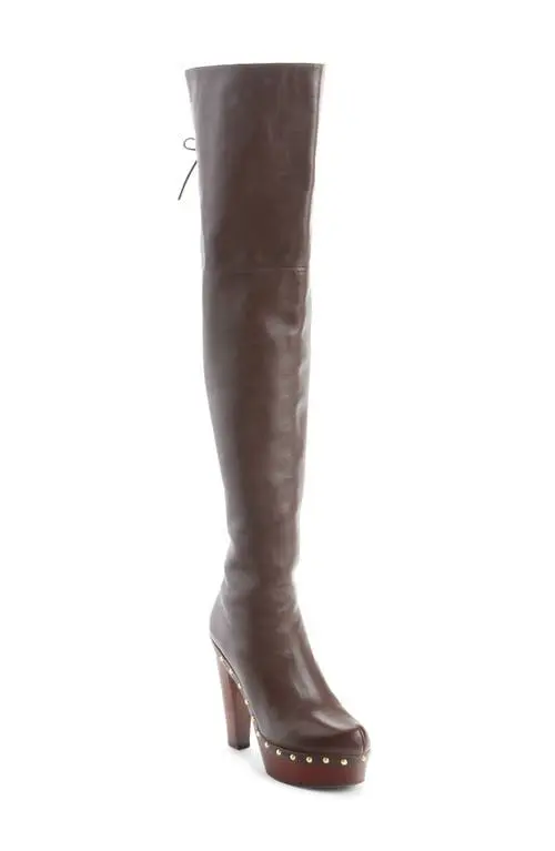 Chloé Lola Platform Over-the-knee Boots - Brown