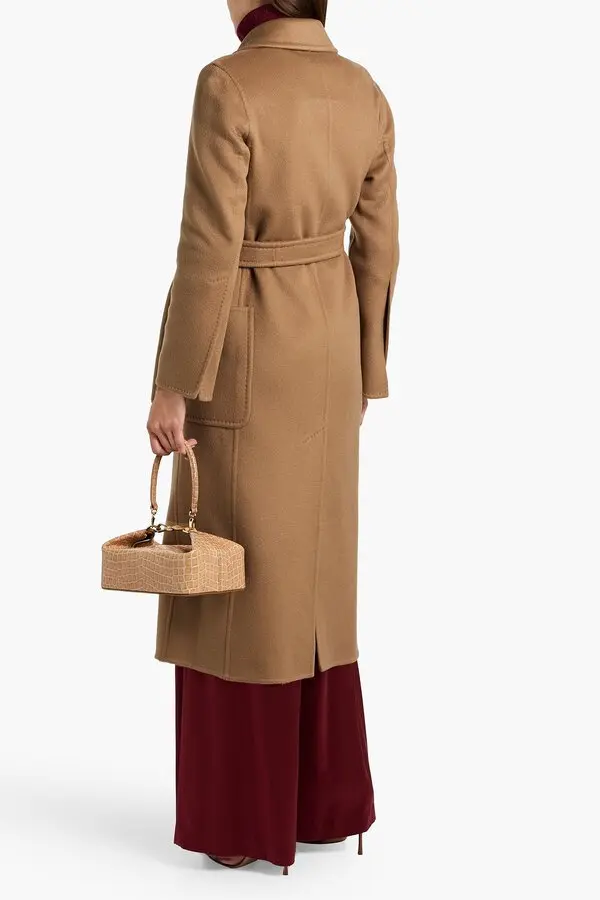 Max Mara Artur Belted Cashmere-felt Coat