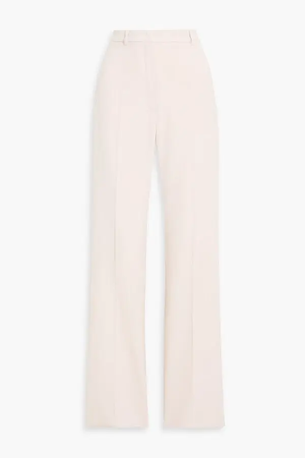Max Mara Wool-twill Straight-leg Pants - Blush