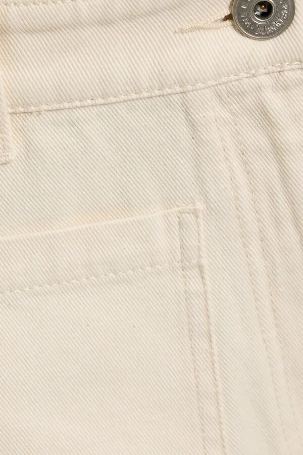 Max Mara Filtro Cotton-twill Wide-leg Pants