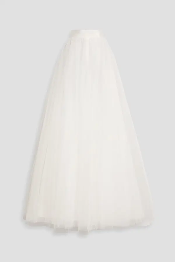 Max Mara Gomito Maxi Skirt - White