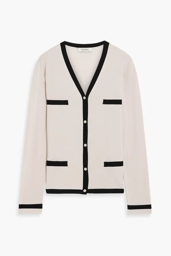 Max Mara Kenya Wool Cardigan - Stone