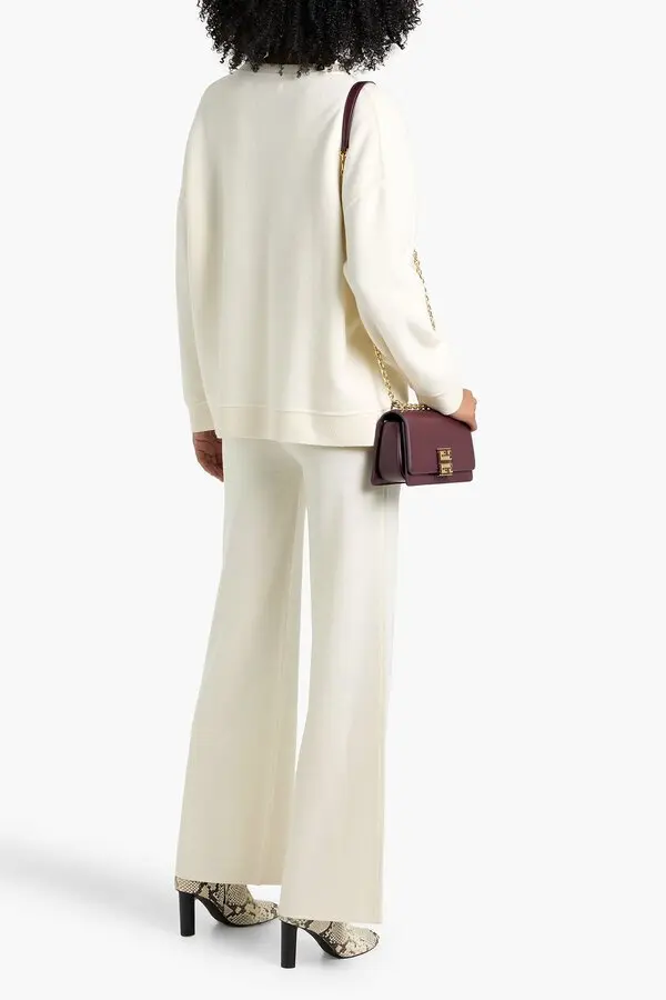 Max Mara Zigote Wool Straight-leg Pants - Ivory