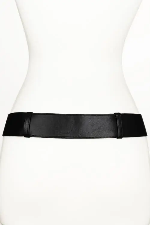 RAINA BELTS Scorpion Buckle Leather Belt