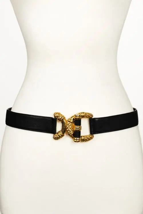 RAINA BELTS Corset Leather Belt - Cognac